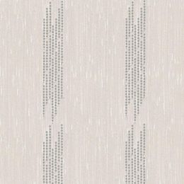 Samt Tapete in Silber Grau Pailletten Vliestapete mit Streifen Design elegant Wohnzimmer und Schlafzimmer Wandtapete im Metallic Look - Beige, Silver
