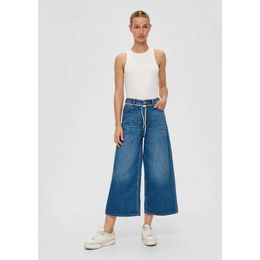 s.Oliver 7/8-Jeans Jeans-Culotte Suri / Regular Fit / High Rise / Wide Leg Waschung