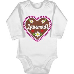 Shirtracer Shirtbody Lausmadl Lebkuchenherz Mode für Oktoberfest Baby Outfit