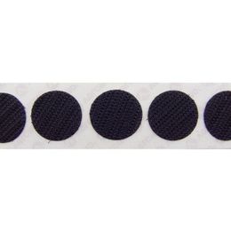 E28802233011425 Klettpunkte zum Aufkleben Haftteil (ø) 22 mm Schwarz 1000 St. - Velcro