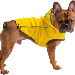 Gf Pet - Elastofit Regenmantel für Hunde, gelb - 2XS
