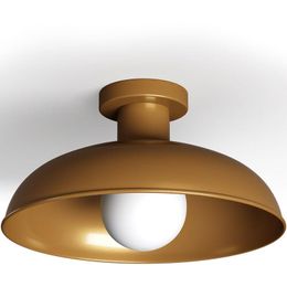 PRIVATEFLOOR - Deckenlampe - Vintage Deckenleuchte - Gubi Gealtertes Gold - Metall - Gealtertes Gold