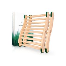 NORDHOLZ Sauna-Rückenlehne Sauna Rückenlehne ergonomisch (Rückenlehne ergonomisch S-Form