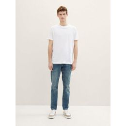 Tom Tailor Straight-Jeans Regular Tapered Jeans mit recycelter Baumwolle