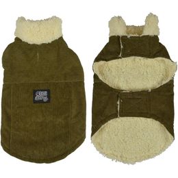 Dynamic24 Kord Hundejacke Mantel Hund khaki Gr. L 6ANI1246T40