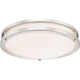 Westinghouse Dimmbare led Deckenleuchte Lauderdale 40 cm Nickel