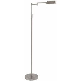 etc-shop Led Steh Leuchte Stahl Höhen verstellbar Klapparm Gelenk Stand Lampe Wohn Zimmer Beleuchtung