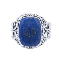 mantraroma Silberring 925er Silber mit Lapis Lazuli