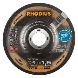 Rhodius Abrasives - rhodius XTK10, 50 Stück, 125 x 1,5 mm, Trennscheibe