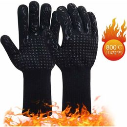 Minkurow - Finger Grill Handschuhe Grillhandschuhe 1 Paar Hitzebeständige Ofenhandschuhe bis 800°C / 1472°F Ofenhandschuhe in Universalgröße