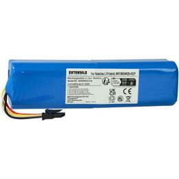 Extensilo - 1x Akku kompatibel mit 360 X90, S6 Pro, S9, X95 Saugroboter (6800 mAh, 14,4 v, Li-Ion)