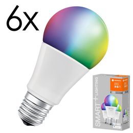 hofstein SMART+ WiFi E27 6er Set 9W 2700-6500 Kelvin 806 Lumen