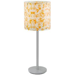 etc-shop Elegante Tisch Lampe Blumen Muster Beistell Leuchte Beleuchtung