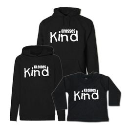 G-graphics Kapuzenpullover Grosses Kind & Kleines Kind (Familienset