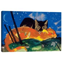 Posterlounge Leinwandbild Franz Marc