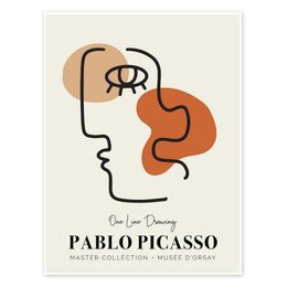 Posterlounge Poster, Pablo Picasso One Line Drawing I