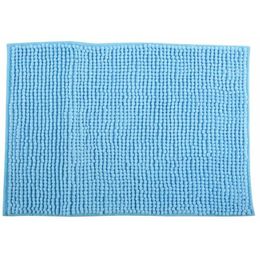 MSV - chenille badteppich 60X90 cm bleu clair