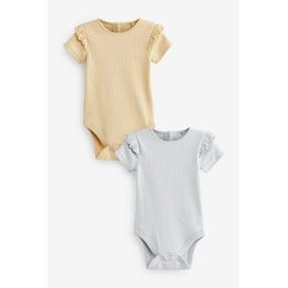 next Kurzarmbody Kurzärmelige Bodysuits mit Rüschen