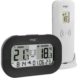 Tfa Dostmann - Funk-Thermometer cool@home Funk-Thermometer digital Schwarz