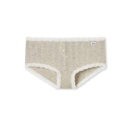 Schiesser Revival Panty : Agathe Micro-Pants Aus lieblichem Feinripp-Ajourée