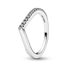 Pandora Fingerring Pandora Timeless Wish Half Sparkling Ring 192394C01-52