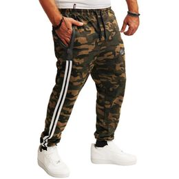 RMK Jogginghose Herren Trainingshose Sport Fitnesshose Camouflage Army Tarn Hose