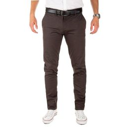 Yazubi Chinohose Modische Chino Hose Dustin von Yazubi mit Gürtel bequeme Chinohose mit Gürtel