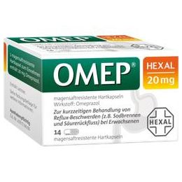 HEXAL® Omep Hexal 20 mg magensaftresistente Hartkapseln 14 St