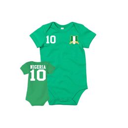 Blondie & Brownie Blondie & Brownie Strampler Kinder Baby Nigeria Sport Trikot Fußball Meister WM Afrika Cup