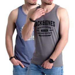 Jack & Jones Jack & Jones Tanktop Print Shirt im Doppelpack