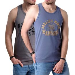 Jack & Jones Jack & Jones Tanktop Bedrucktes Shirt aus Baumwolle (2er-Pack) sportliches Oberteil in Regular Fit