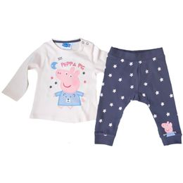 Peppa Pig Body & Leggings PEPPA WUTZ Baby Mädchen Body + Hose Set Rosa 9 12 18 24 Monate Gr.74 80 86 92 cm