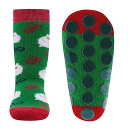 Ewers ABS-Socken Stoppersocken ABS Weihnachtsmann/HoHoHo