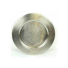 Casa Moro Tablett Marokkanisches Serviertablett Hoyam Silber aus Marrakesch