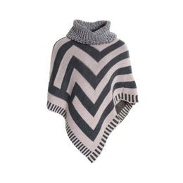 BEZLIT Strickcape Mädchen Poncho mit Schalkragen 20193 (1-tlg) Rollkragen Poncho