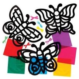 Schmetterling Fensterbild Bastelset (6 Stück) Bastelsets
