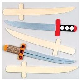 Holzschwerter (4 Stück ) Basteln mit Holz