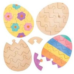 Osterei Puzzlespiele aus Holz (5 Stück ) Ostern Mitgebsel
