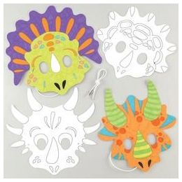 Verschiedene Masken Designs zum Ausmalen (10 Stück ) Bastelsets