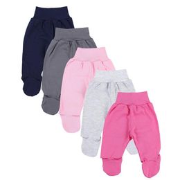 TupTam Schlupfhose TupTam Baby Unisex Hose mit Fuß Bunte 5er Pack