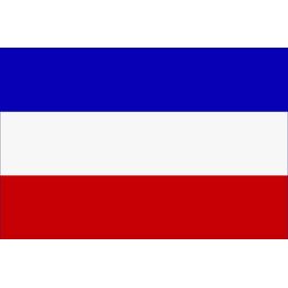 flaggenmeer Flagge Serbien und Montenegro 80 g/m²