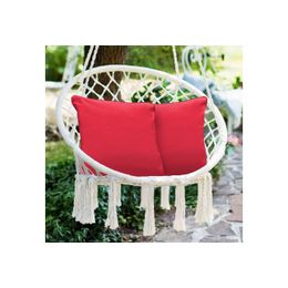 novely® Dekokissen 2er-SET DEKOKISSEN OUTDOOR Garten Lounge Kissen Kissenbezug