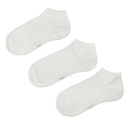 WERI SPEZIALS Strumpfhersteller GmbH Sneakersocken Sneakersocken 3-er Pack für Kinder Erwachsene>Einfarbig< Baumwolle (Set