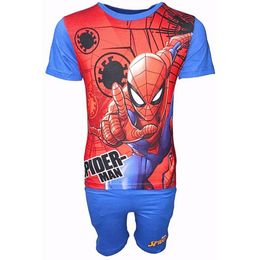 Spiderman Shorty Marvel (2 tlg) Jungen Set T-Shirt & Kurze Hose Gr. 98