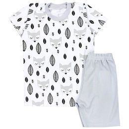 TupTam Schlafanzug Kinder Jungen Pyjama Schlafanzug Set Kurzarm 2-teilig Sommer