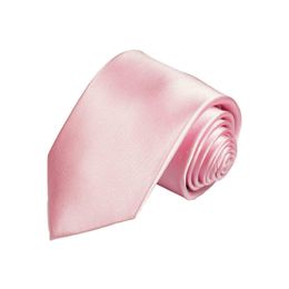 Paul Malone Krawatte für Herren Uni Krawatte rosa