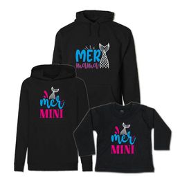 G-graphics Kapuzenpullover Mer Mama & Mer Mini (Familienset