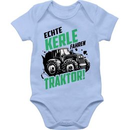 Shirtracer Shirtbody Echte Kerle fahren Traktor Trecker Landwirt Bauer Geschenk Traktor