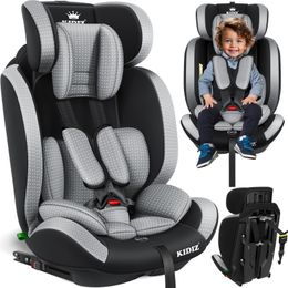 Kidiz® Autokindersitz Triangle Premium Kindersitz Kinderautositz Autositz Sitzschale 9 kg - 36 kg 1-12 Jahre Gruppe 1/2/3 universal zugelassen nach ECE R129/03 mit Isofix