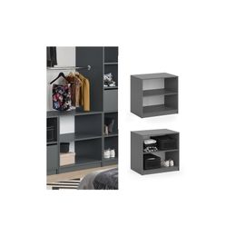 VICCO Kommode für Kleiderschrank Visit 2 Ablagen Sideboard Dielenschrank